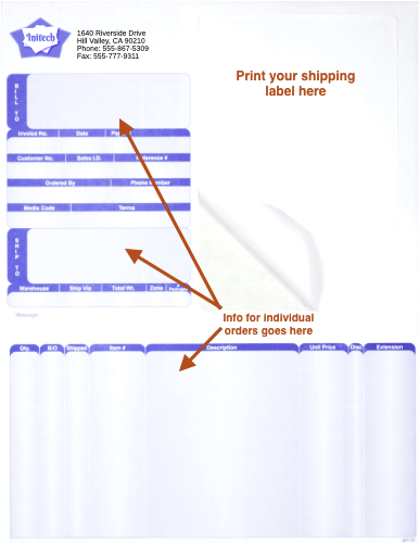Using Integrated Labels (Shipping Made Easy)
